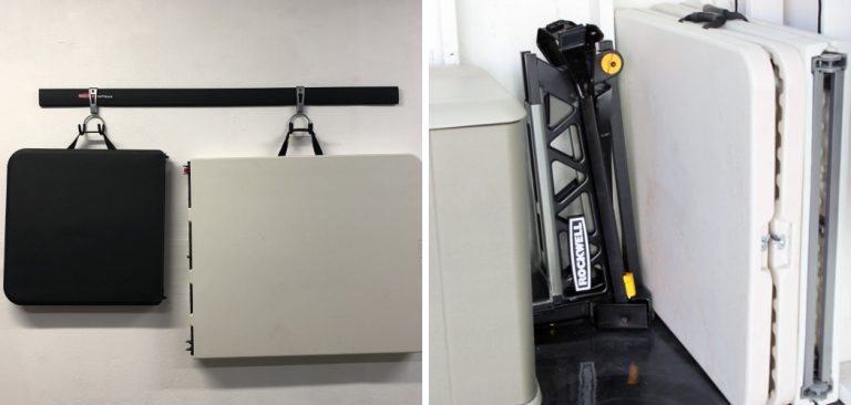 How to Store Folding Tables in Garage Described in 9 Steps
