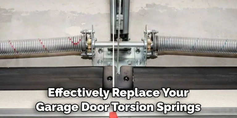 How to Replace Garage Door Torsion Springs | 10 Easy Steps