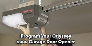 Odyssey 1000 Garage Door Opener Manual